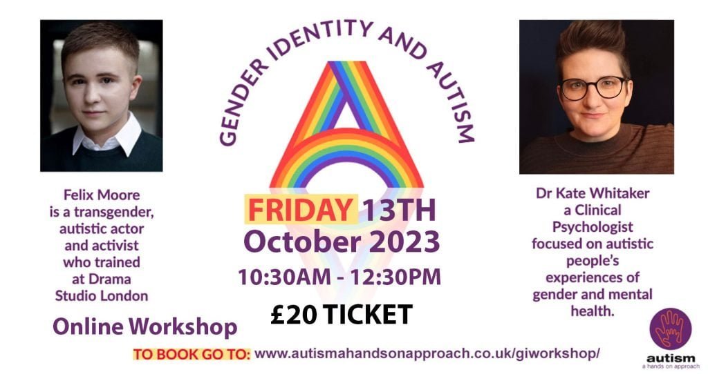 Gender Identity and Autism - Online Workshop - Space4Autism